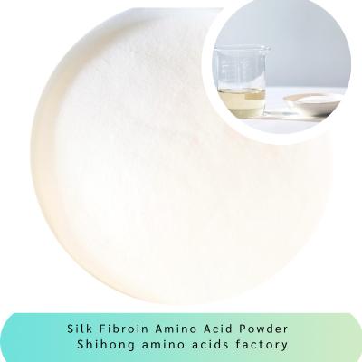 China Silk Amino Acid Powder CAS 96690-41-4 Water Soluble 90% Total Amino Acid for Cosmetic Skin Hair Care for sale