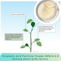 China Enzymatic Acid Fertilizer Powder Amino Acid 80% NPK 14-0-0 Plant Biostimulant for sale