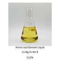 China Amino Acid Liquid Fertilizer with Ca Mg Zn B Mn pH 3-5 Yellow Organic Micronutrients for sale