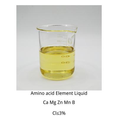China Liquid Amino Acid Chelated Multi Elements Ca Mg Zn Mn B 1 Ton MOQ SGS Certified for sale