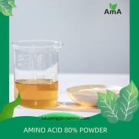 China Amino Acid Organic Fertilizer 80% Content OMRI Listed 25kg Bag for Soil Improvement for sale