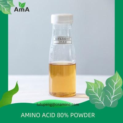 China OMRI Organic Amino Acid 80% Fertilizer 16-0-0 Water Soluble Powder PH 4.0-6.0 for sale