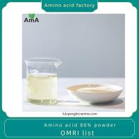 China Amino Acid Organic Fertilizer 80% Content OMRI Listed 25kg Bag 2 Year Shelf Life for sale
