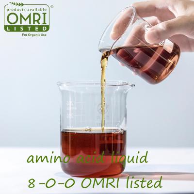China Amino Acid Foliar Fertilizer 30-80% 100% Water Soluble for Plant Growth and Stress Reduction for sale