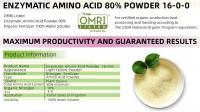 China Soy Based Hydrolysate Amino Acids Nature Nitrogen 14-0-0 For Organic Growing for sale