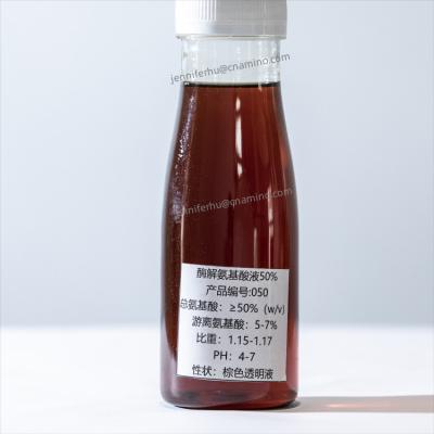 China 50% Enzymatic Amino Acid Liquid Organic Fertilizer 8% Nitrogen OMRI 200L for sale