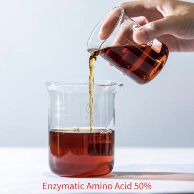 China Polypeptide Amino Acid Liquid Fertilizer 8-0-0 Organic Plant Nutrition 40% Organic Matter for sale