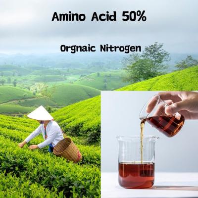 China OMRI Listed Liquid Amino Acid 50% Foliar Fertilizer for Soybean Fast Release 8-0-0 for sale