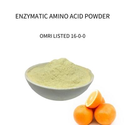 China OMRI Listed 16-0-0 Amino Acid Powder 80% Organic Nitrogen Fertilizer pH 4-6 for sale