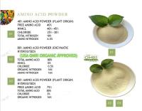 China OMRI Certified 16-0-0 Amino Acid 80% Powder Fertilizer 100% Water Soluble for sale