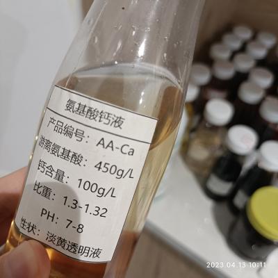 China Liquid Amino Acid Chelated Calcium Organic Micronutrients Fertilizer 4-6kg per Acre for sale
