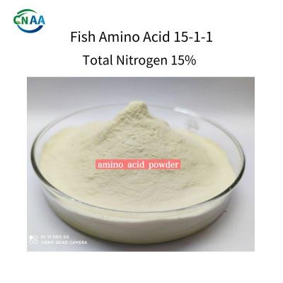 China Fish Amino Acid Powder Organic Fertilizer N15% Total Amino Acid 80% for sale