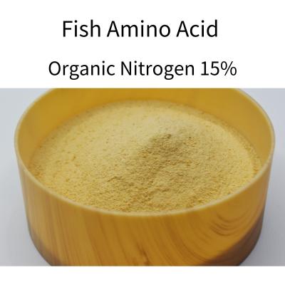 China Fish Protein Organic Nitrogen Fertilizer Powder 15-1-1 Faa80 80% Amino Acid for sale