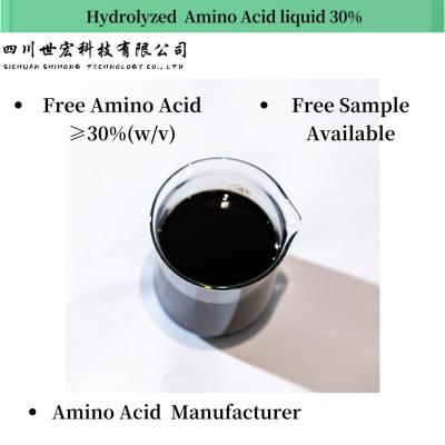 China Soya Based Hydrolyzed Amino Acid Liquid 30% Chloride Free Agricultural Fertilizer for sale
