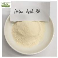 China 80% Organic Amino Acid Powder Fertilizer 16% Nitrogen Water Soluble Foliar for sale