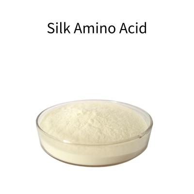 China Cosmetic Grade Silk Amino Acid 90% Total Amino Acid White Fine Powder 10kg for sale