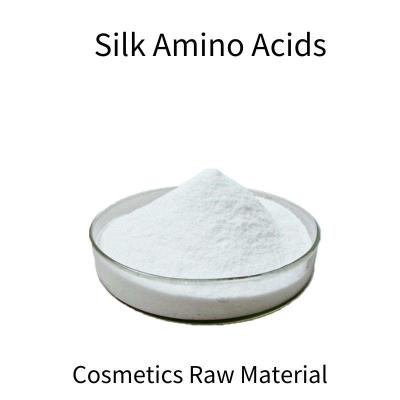 China Cosmetic Grade Silk Amino Acid 90% White Powder for Skincare and Hair Care Formulations for sale