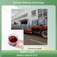 China Amino Acid 50% Liquid Fertilizer 8-0-0 Organic OMRI Listed 100% Water Soluble for sale
