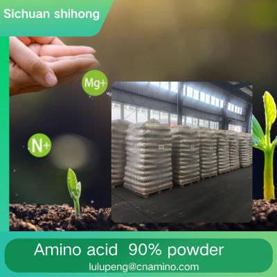 China Plant Source Amino Acid 90% Powder Yellow Brown Organic Matter 90% for Agriculture for sale