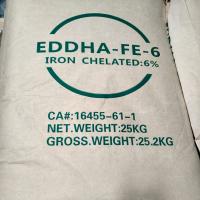 China EDDHA Fe 6% Iron Chelate Fertilizer - 435.2 Molecular Weight for Plant Nutrition for sale