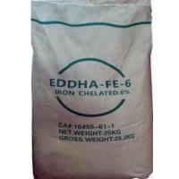 China EDDHA Fe 6% Ortho-Ortho 4.8 Water Soluble Iron Chelated Fertilizer for Agricultural Crops for sale