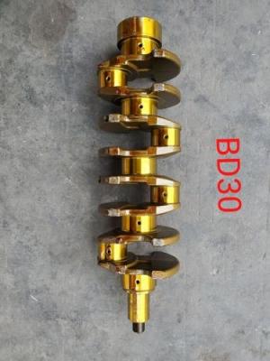 China 12200-54t00 Nissan Engine Crankshaft BD30 Material Cast Steel Flywheel Hole 6 Holes for sale