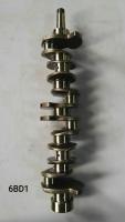 China 1-12310-437-0 Construction Machinery Isuzu Engine Crankshaft 6bd1 Material Casting for sale