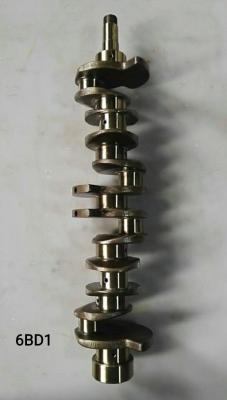 China 1-12310-437-0 Construction Machinery Isuzu Engine Crankshaft 6bd1 Material Casting for sale