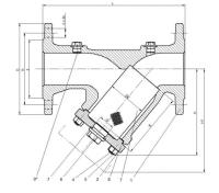 China Flanged Y Strainer with Stainless Steel Screen for sale