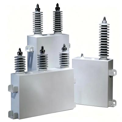 China High-Voltage AC Shunt Single/Three Phase Metalized Polypropylene Power Electric Capacitor for Reactive Compensation for sale