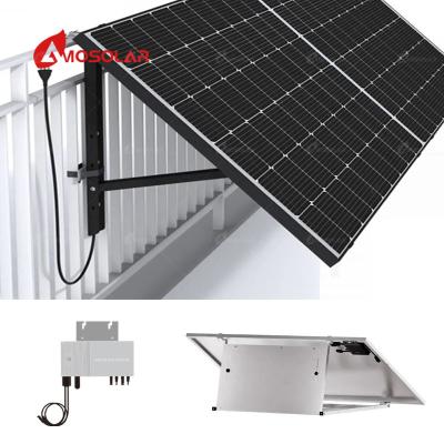 China MPPT Solar Panels Support System for Balcony Amosolar On Grid Hybrid 800w 1000w 1200w for sale