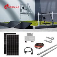 China MPPT Solar Panels Support System for Balcony Amosolar On Grid Hybrid 800w 1000w 1200w for sale