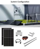 China 1000w 600w 800w Amosolar SolarUnit EU Stock Garden Balcony Solar Panel System for Home for sale