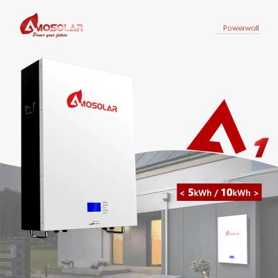China Upgrade Your Storage System with Amosolar Power Wall 48V 200Ah 5Kw 10Kw 15Kw Batteries for sale