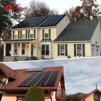 China Amosolar 0BB 182mm 420W 435W 440W 570W Europe Shingled Solar Panels for Home System for sale