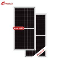 China Amosolar Half Cell 166mm 380w 385w 390w Mono Solar Panels With 4mm2 Cable OEM Order for sale