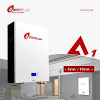 China Amosolar 10kwh 5kwh 48v 100ah 200ah Lithium Solar Battery for Room Temperature Storage for sale