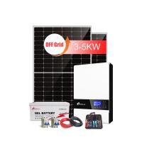 China 5KW 8KW 10KW Solar Power System Cost for Home Off Grid Full Set PWM Controller Type for sale