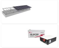 China 1-50KW Lithium Ion Battery Amosolar Hybrid On-Off Grid Solar Power System Kit for Home for sale