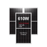 China Amosolar Half Cut 210mm 580W 590W 600W Solar Panels with CE/TUV/INMETRO/ISO Certificate for sale