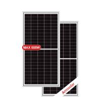 China HJT 110cell 535w 540w 545w 550w 555w Solar Panel for Home Electricity Amosolar Good for sale