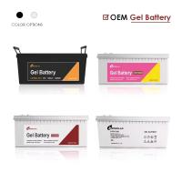 China 12V 65Ah 70Ah 75Ah 100Ah 200Ah Deep Cycle Gel Battery with 1500 Times Cycle Life for sale