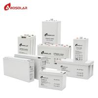 China Amosolar Rechargeable Deep Cycle Solar Battery with 12V100AH GEL Lead Acid Battery for sale