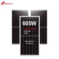 China Double-glass 575w 580w 585w 590w 595w 600w 605w Mono Solar Energy Panels With TUV CE ISO for sale