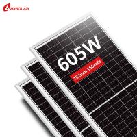 China Double-glass 575w 580w 585w 590w 595w 600w 605w Mono Solar Energy Panels With TUV CE ISO for sale