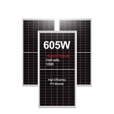 China Amosolar Half-cells PERC A Grade Solar Panel 590 Watt 595 Watt 600 Watt for OEM Orders for sale