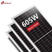 China Amosolar Half-cells PERC A Grade Solar Panel 590 Watt 595 Watt 600 Watt for OEM Orders for sale