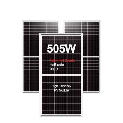 China 500W Solar Panel 505W 495W 500Watt PV Modules with 21.25% Efficiency and CE Approved for sale