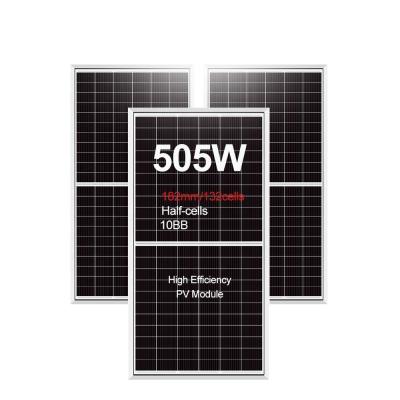China Buy Mono 480w 490w 500w 505w Solar Panel PERC Technology Chinese OEM Order Acceptable for sale