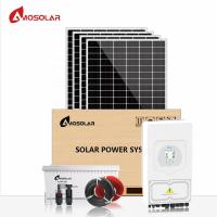China Amosolar 5kw 6kw 8kw 10kw Storage Solar Power Energy System with 24 Hours Work Time for sale